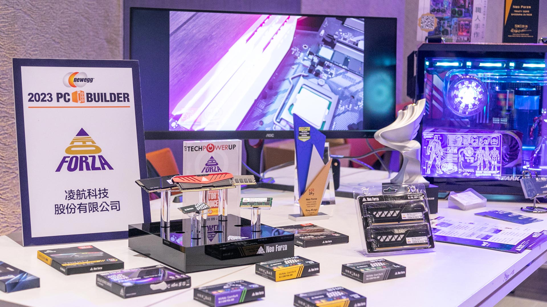 منتجات Neo Forza تلقي أستحسان مشاركين NewEgg PC Builder 2023 - HDR247